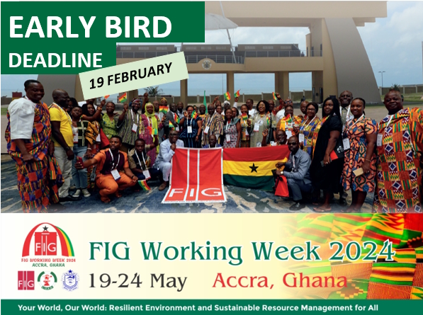 FIG Working Week 2024 - Register now - ensure your early bird rate